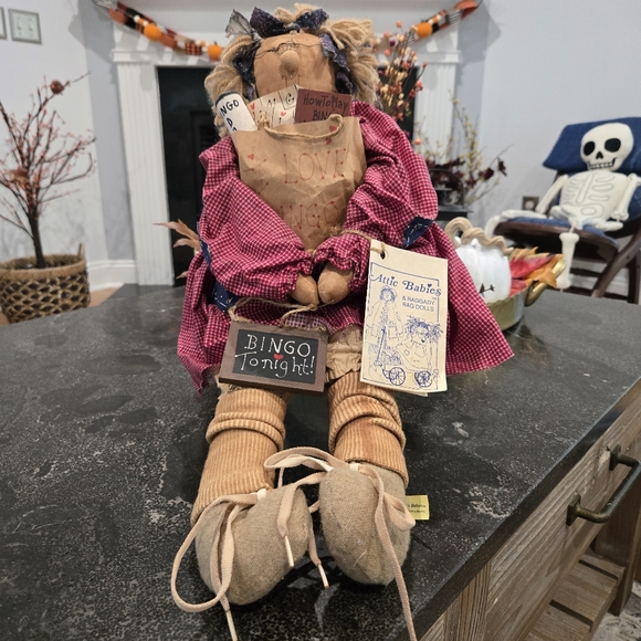 Accents | Attic Babies Bingo Bertha Vintage Rag Doll | Poshmark